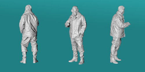 NEW! EMP3D 99203101-25 Rosyjski czołgista - stojący we włazie (1 Figurka)