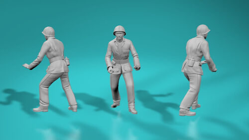 EMP3D 99201158-25 Amerykański artylerzysta 2WŚ - Wersja 3 (1 Figurka)