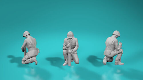 EMP3D 99201161-25 Amerykański artylerzysta 2WŚ - Wersja 6 (1 Figurka)