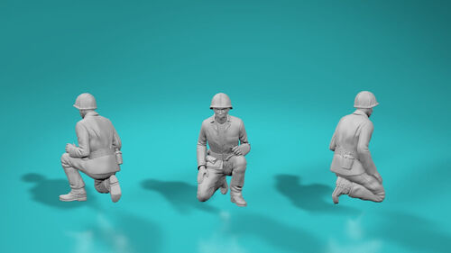EMP3D 99201162-25 Amerykański artylerzysta 2WŚ - Wersja 7 (1 Figurka)