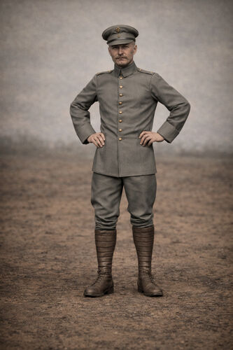 NEW! EMP3D 99200269-48 Czerwony Baron pamiątkowe zdjęcie - Pilot - Poza nr 7 (1 Figurka)