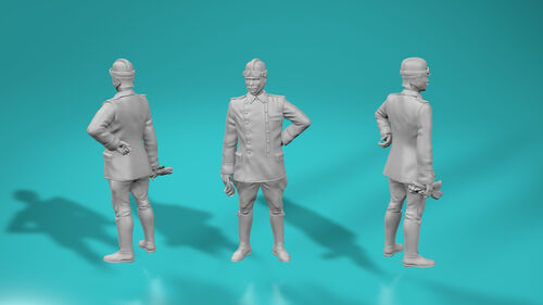NEW! EMP3D 99200222-25 Pilot niemiecki z 1WŚ (1 Figurka)