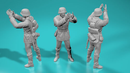 EMP3D 99200226-25 Obsługa możdzierza 120mm (Granatwerfer42) - wersja 03 (1 Figurka)