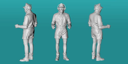 EMP3D 99200147-25 Niemiecki czołgista Afrika Korps 2WŚ - wersja 1 (1 Figurka)