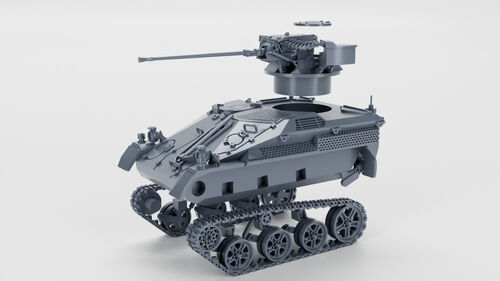 EMP3D 72013006-56 Pojazd wsparcia ogniowego Wiesel 1 Mk.20 20 mm - otwarty właz