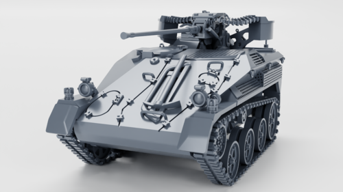 NEW! EMP3D 72013005-43 Pojazd wsparcia ogniowego Wiesel 1 Mk.20 20 mm - zamknięty właz