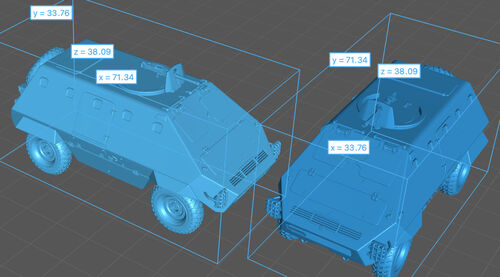 EMP3D 72013007-56 Wóz opancerzony UR-416 - zamknięty właz