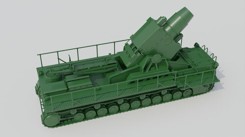 EMP3D 72012779-87 Moździerz samobieżny 60cm Karl-Gerat V Loki 040 - lufa podniesiona