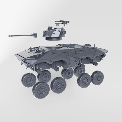 NEW! EMP3D 72012795-48 Wóz rozpoznawczy Spahpanzer Luchs - otwarty właz