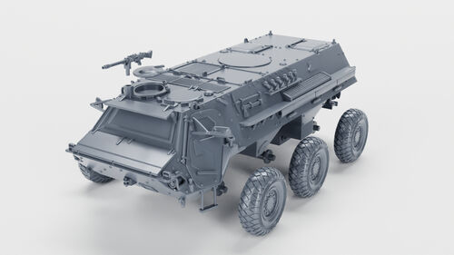 NEW! EMP3D 72012797-56 Transporter opancerzony TPz Fuchs 6x6 APC - otwarty właz
