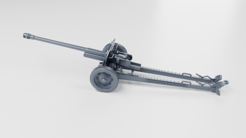 EMP3D 72012773-56 Armata przeciwpancerna 7,62 cm PaK 36(r) - wersja na kołach (transportowa)