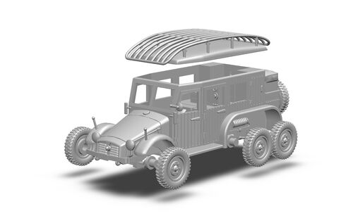 EMP3D 72012758-43 Krupp Protze L2 H-143 (Kfz.19) radiostacja - z anteną