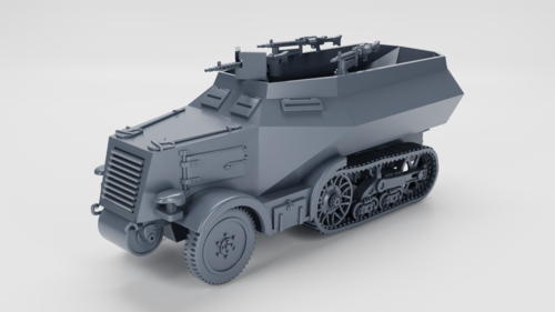 EMP3D 72012762-43 Ciągnik artyleryjski Unic 304(f) Schutzenpanzerwagen