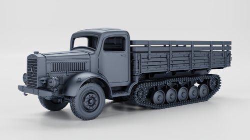 EMP3D 72012765-48 Mercedes-Benz L4500R Maultier - bez plandeki