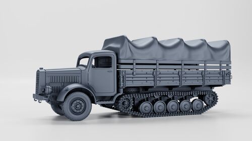 EMP3D 72012766-87 Mercedes-Benz L4500R Maultier - z plandeką