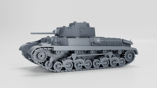 EMP3D 72012910-56 Czołg średni 40.M Turan I (40mm) - bez osłon (zamknięty właz)