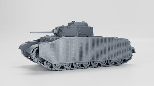 EMP3D 72012912-48 Czołg średni 40.M Turan I (40mm) - z osłonami (zamknięty właz)