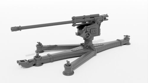 EMP3D 72012924 Armata plot. Bofors 80 mm Model 1929-38.M - lufa 0 stopni