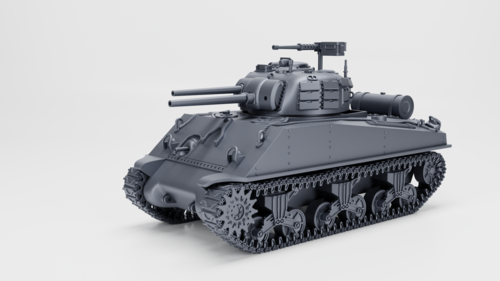 EMP3D 72012844-56 M4A3R3 Sherman Zippo - zamknięty właz