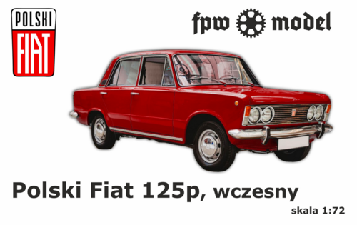 FPW Model 72601 Polski Fiat 125p - wczesny, cywilny