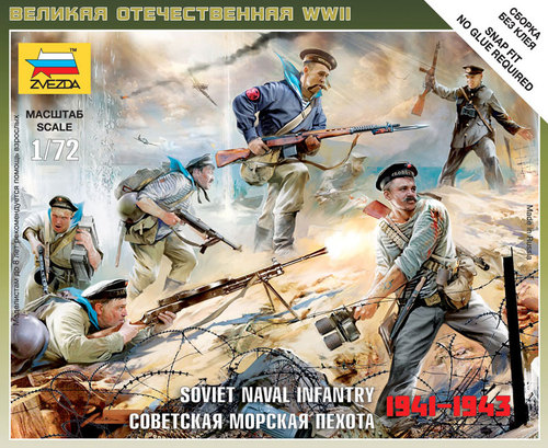 Zvezda 6146 Soviet Naval Infantry (Art of Tactic)