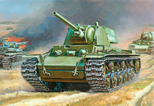 Zvezda 3539 KV-1 Soviet Heavy Tank