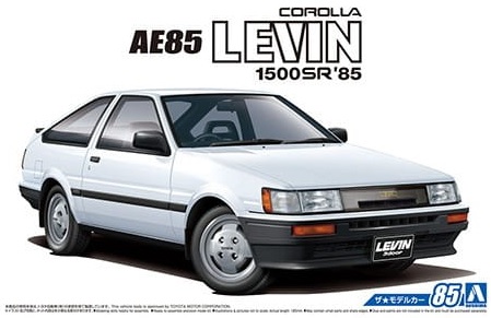 Aoshima 05968 AE85 Corolla Levin 1500SR '85