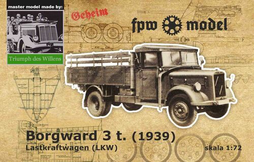 FPW Model TDW012 Borgward 3 t. (1939) Lastkraftwagen (LKW)