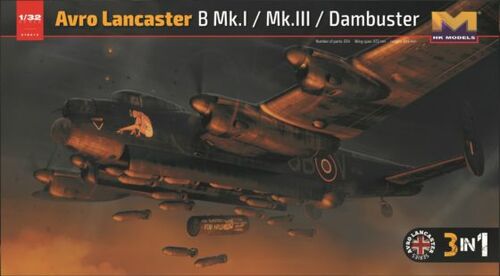 HK Models 01E012 Avro Lancaster B MkI/ B MkIII/ Dambuster 3 in 1