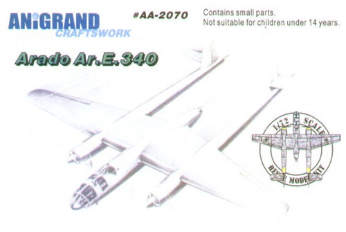 Anigrand Craftswork AA2070 Arado Ar E.340 - B-Bomber