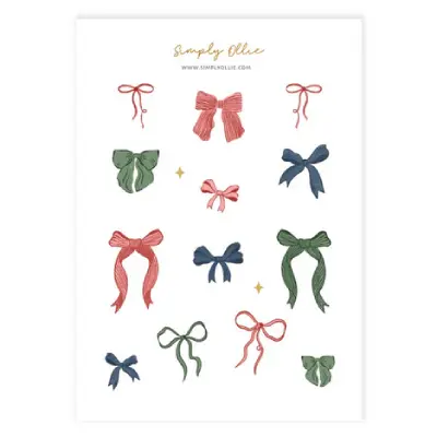 Set stikera Mini Bows