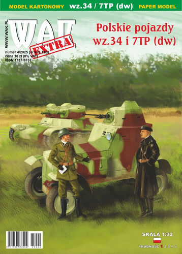 WAK EXTRA04-2025 Polskie pojazdy 7TP (dwuwieżowy) oraz Samochód pancerny wz.34
