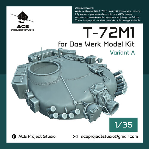 ACE PROJECT STUDIO 009A T-72M1 - Conversion Set (Variant A)