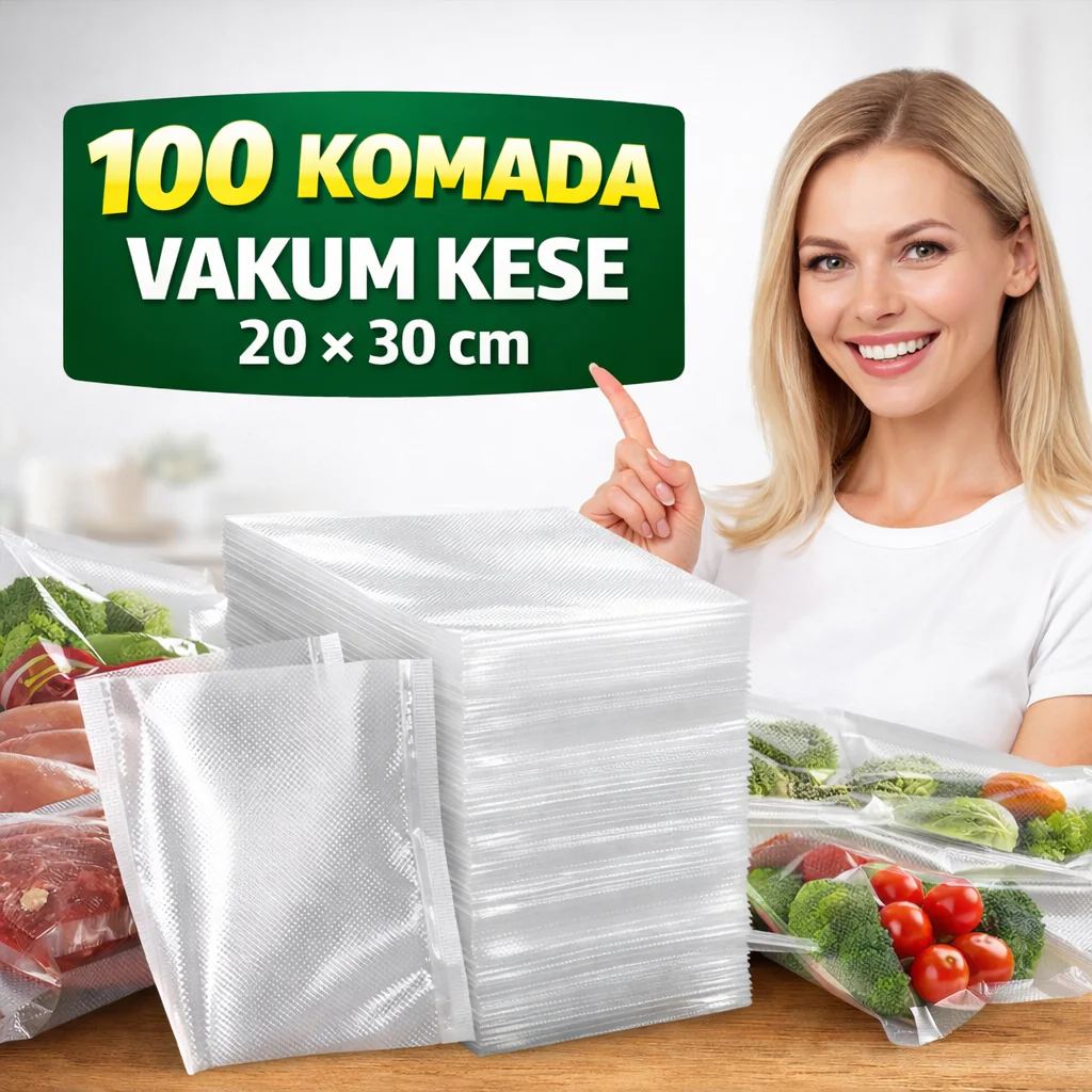Kese za vakumiranje hrane – pakovanje od 100 komada