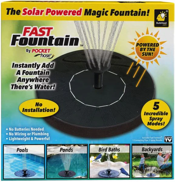 Solarna dvorišna fontana (1+1) gratis