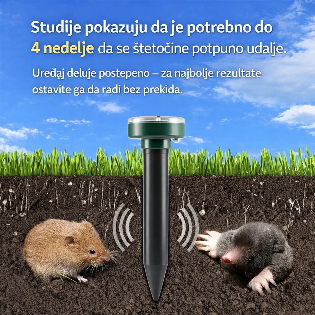 Solarni Rasterivač Krtica 1+1 Gratis