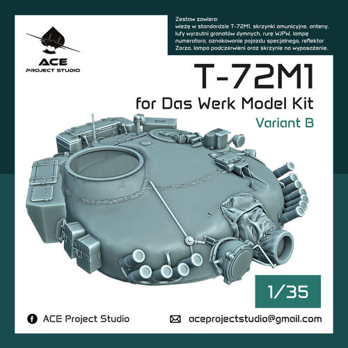 NEW! ACE PROJECT STUDIO 009B T-72M1 - Conversion Set (Variant B)