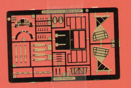 Airwaves C72120 Heinkel He-112 B (for Encore and Heller kits)