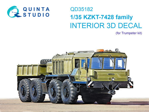 Quinta Studio QD35182 KZKT-7428 Family - 3D-Printed & Coloured Interior (for Trumpeter Kits)
