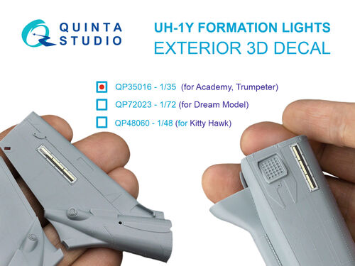 Quinta Studio QP35016 Bell UH-1 Y Venom - Formation Lights (for Academy and Trumpeter Kits)