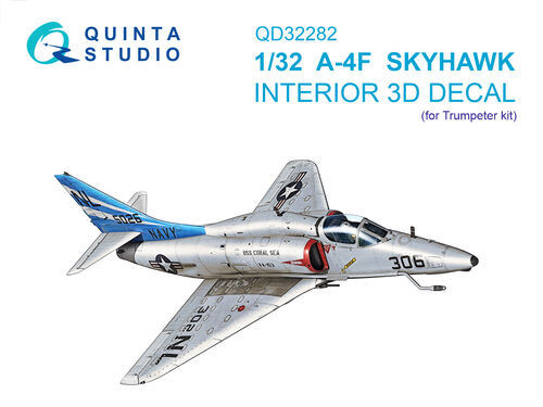 Quinta Studio QD32282 Douglas A-4 F Skyhawk - 3D-Printed & Coloured Interior (for Trumpeter Kits)