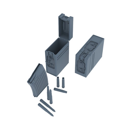 HD Models 35322 2 cm FlaK 30 Ammo and Cases