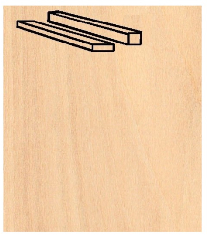 Artesania Latina 91115 Birch Strips 1 x 5 x 600 mm (20 pcs)