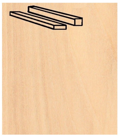 NEW! Artesania Latina 91116 Birch Strips 1 x 6 x 600 mm (20 pcs)