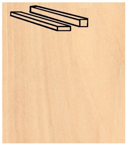 NEW! Artesania Latina 91127 Birch Strips 2 x 7 x 600 mm (20 pcs)
