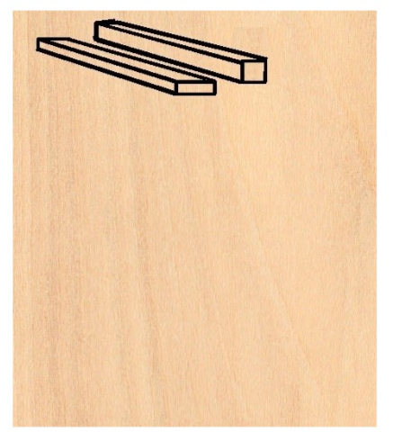 Artesania Latina 91195 Birch Strips 1,5 x 5 x 600 mm (20 pcs)