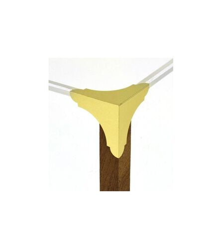 NEW! Artesania Latina 27316 Set 4 Brass Corner Edge Guard No.2