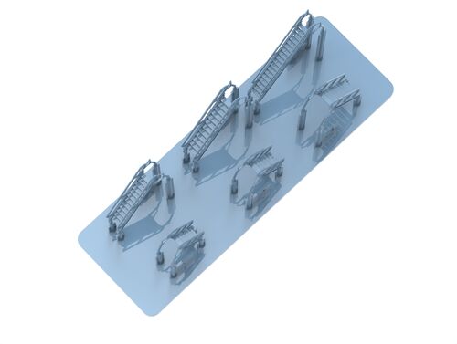 NEW! HS MODELS U200072S Ladder for Arleigh Burke Class Destroyers (6 pcs)