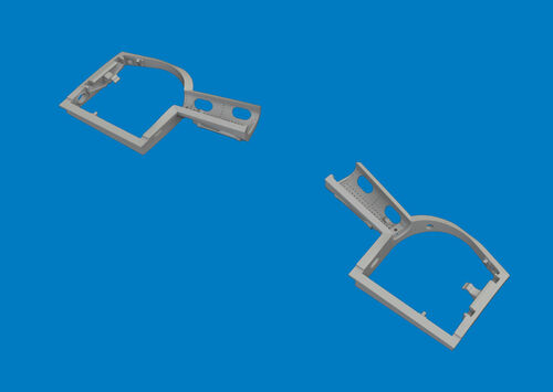 NEW! Eduard 672460 Messerschmitt Bf-109 K-4 - Wheel Bays (for Eduard Kits / 3D-Printed)