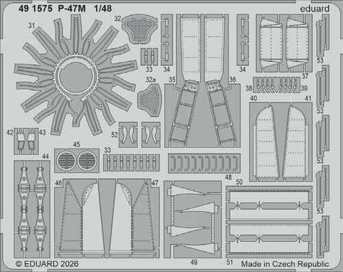 Eduard BIG49476 Republic P-47 M Thunderbolt - Big Ed Set (for MiniArt Kits)